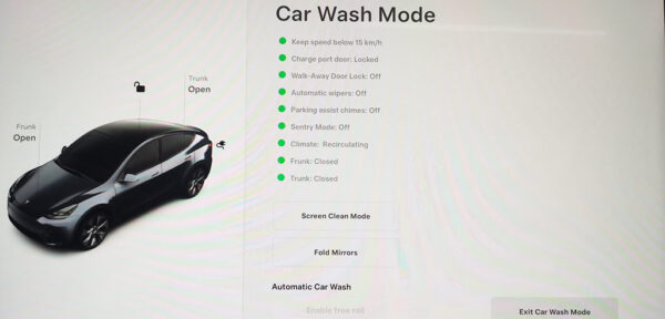 Tesla Car Wash Mode (The Right Way)