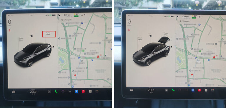 Trunk Open and Close and Adjusting Liftgate on Tesla Model Y